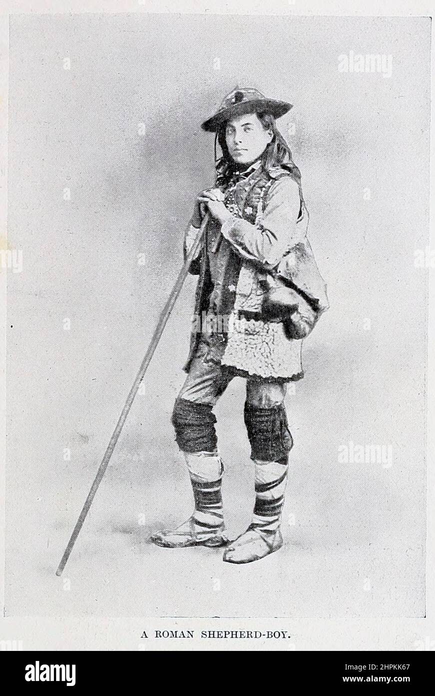 A Roman shepherd boy from the book The living races of mankind : a ...