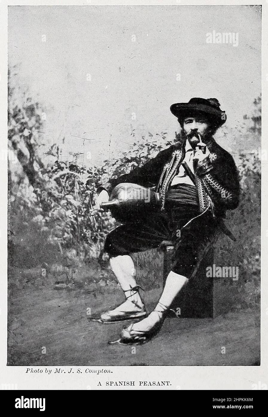 A Spanish Peasant from the book The living races of mankind : a popular ...