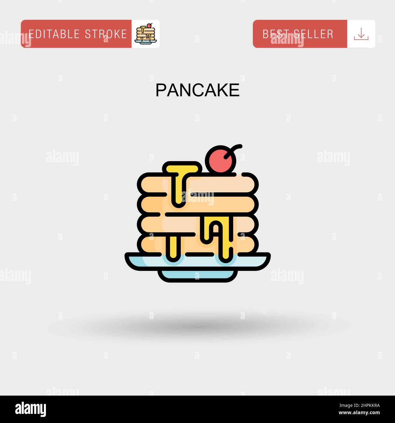 Delicious homemade meal Stock Vector Images - Alamy