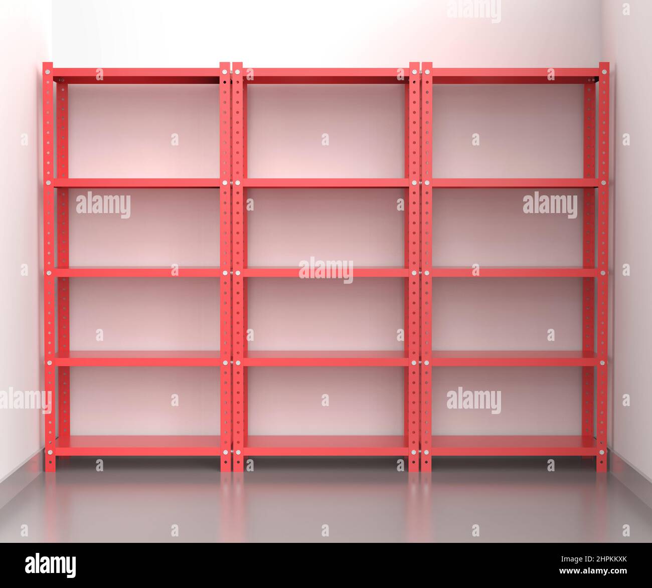 Empty warehouse shelves hi-res stock photography and images - Alamy