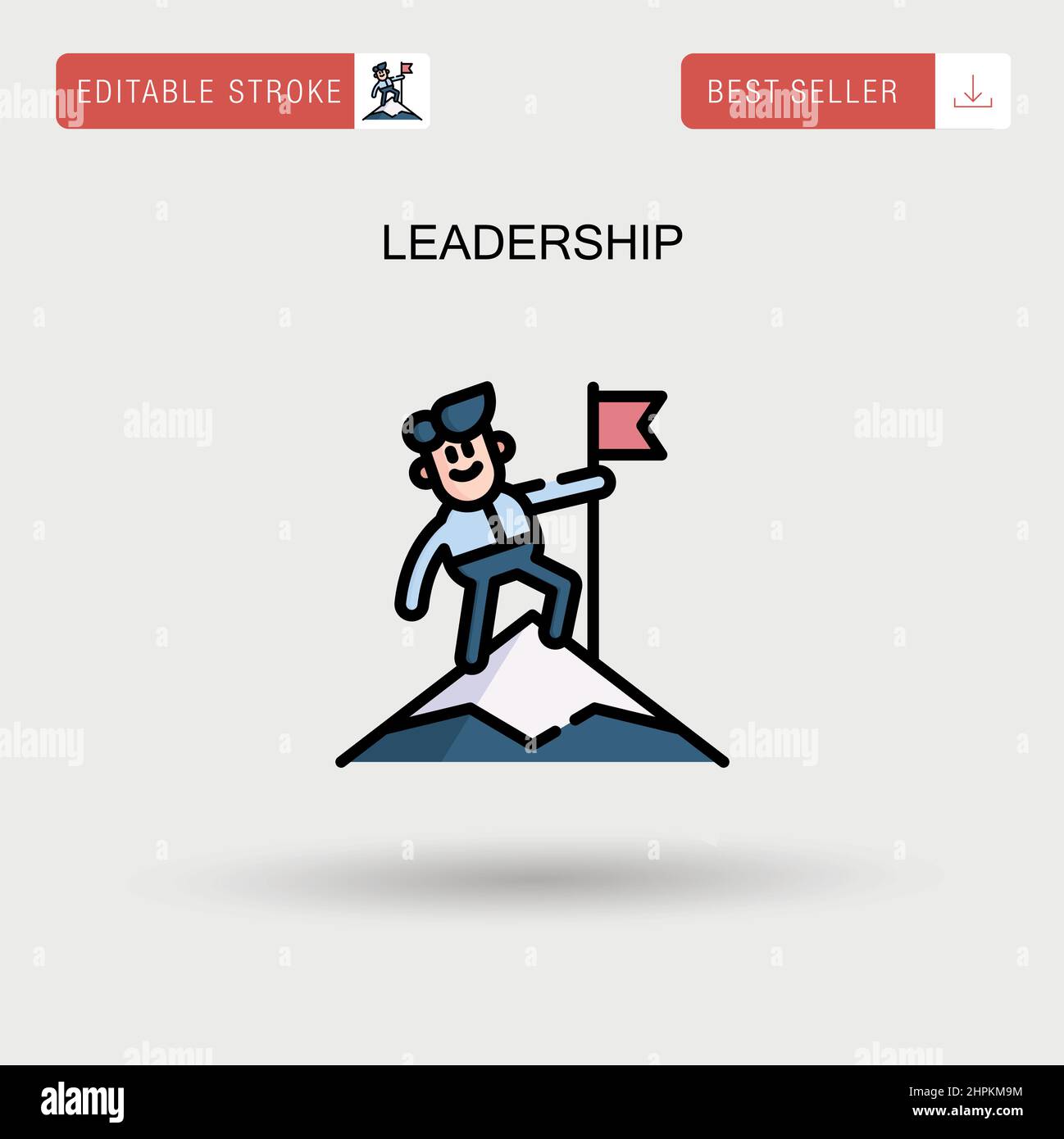 Leadership Simple vector icon Stock Vector Image & Art - Alamy