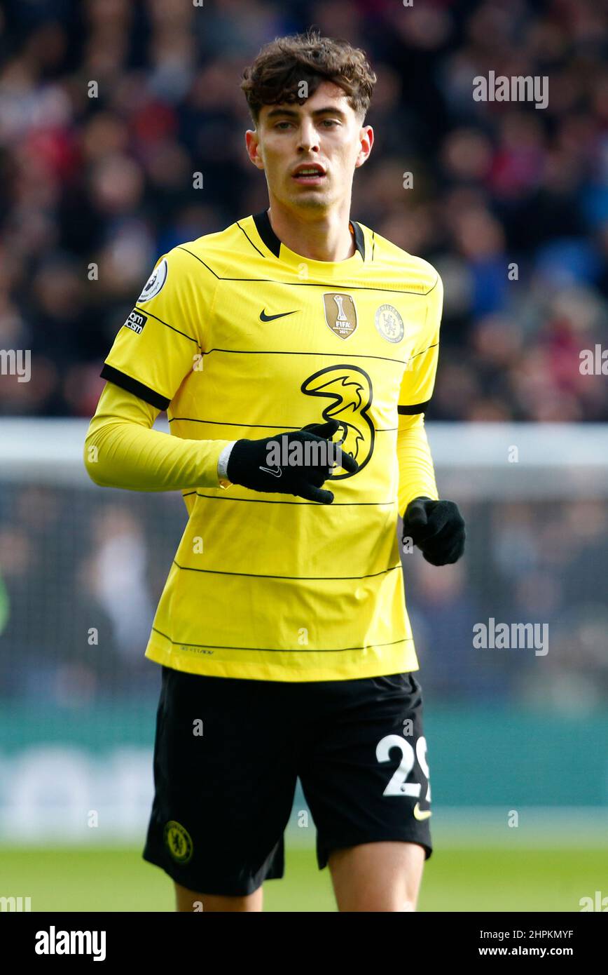 LONDON, United Kingdom, FEBRUARY 19: Chelsea's Kai Havertz during Premier League between Crystal ...