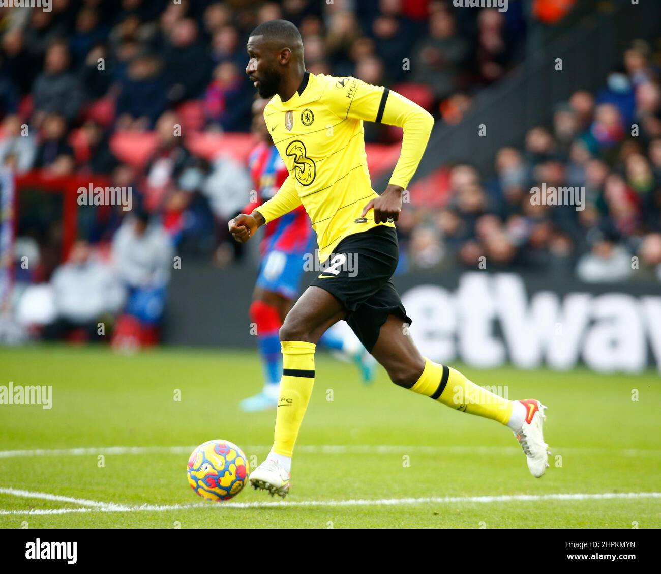 LONDON, United Kingdom, FEBRUARY 19: Chelsea's Antonio Rudiger during ...