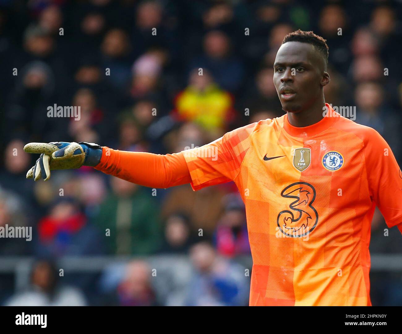 LONDON, United Kingdom, FEBRUARY 19: Chelsea's Edouard Mendy during ...