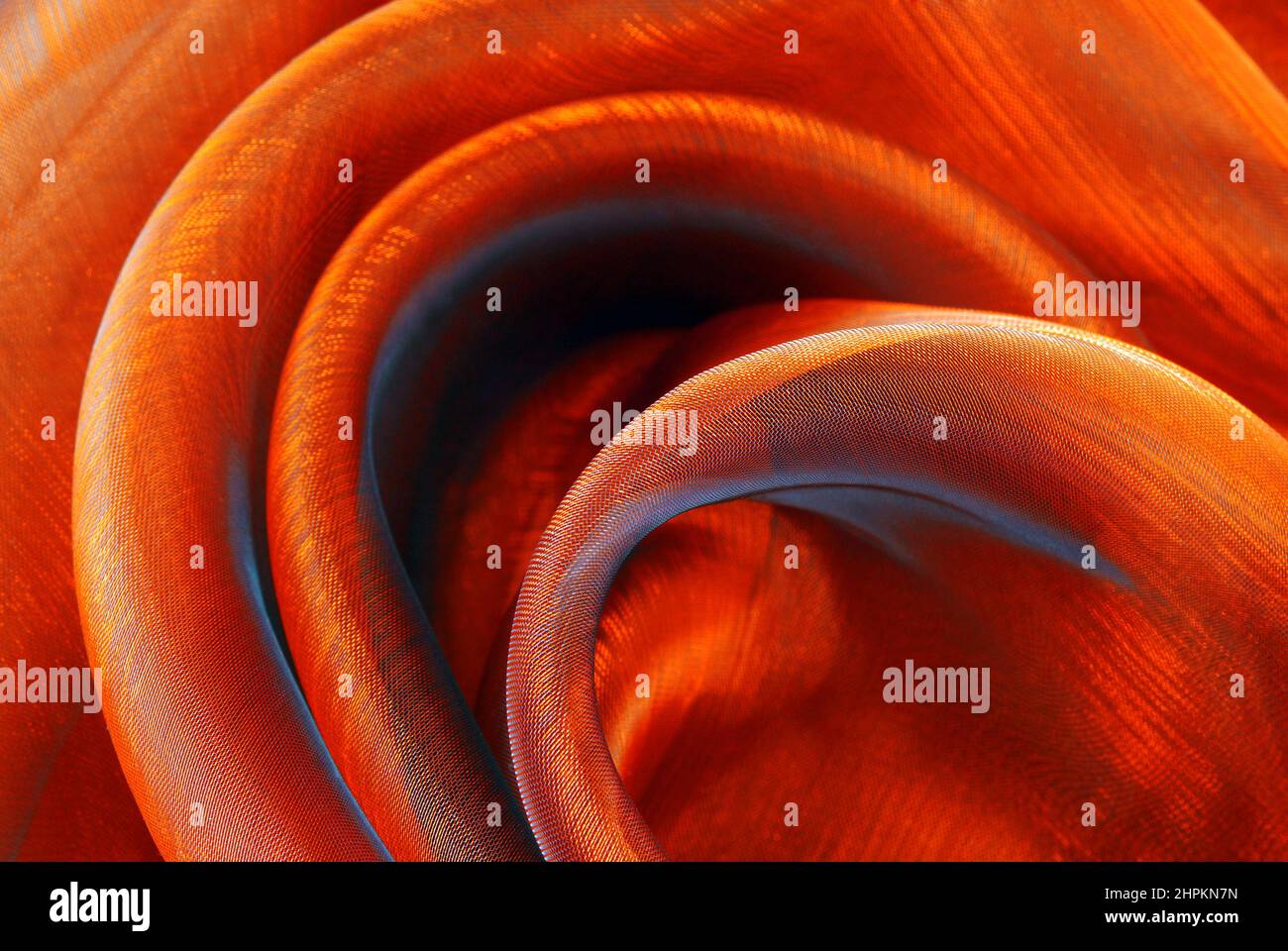 red organza fabric wavy texture Stock Photo - Alamy