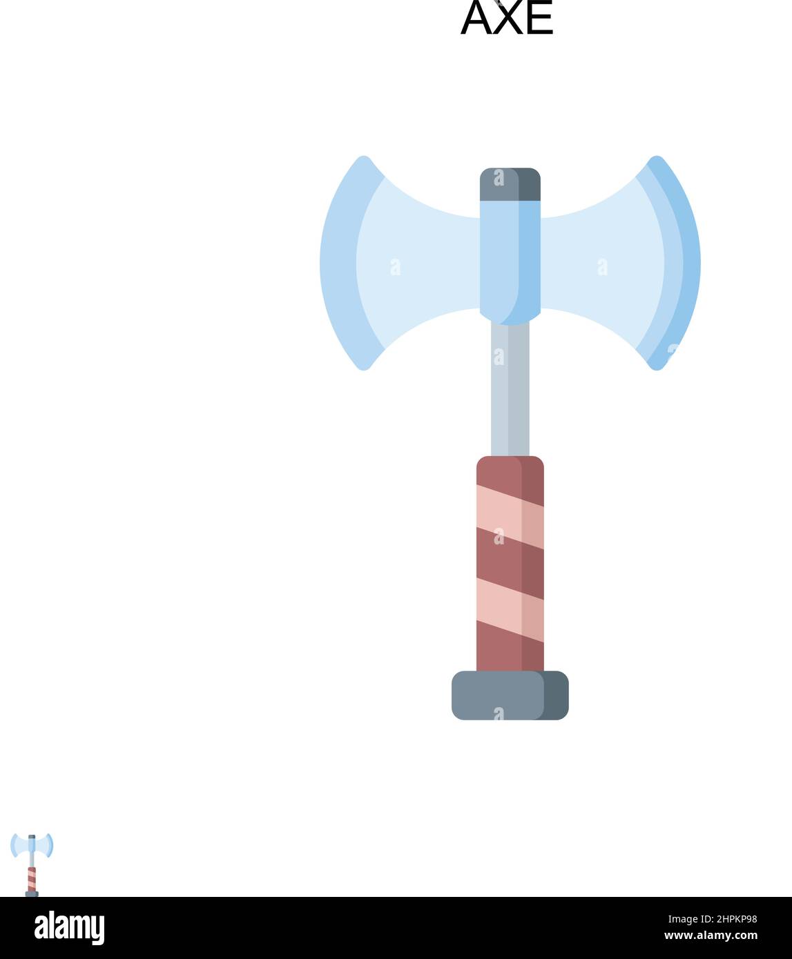 Axe Simple vector icon. Illustration symbol design template for web ...