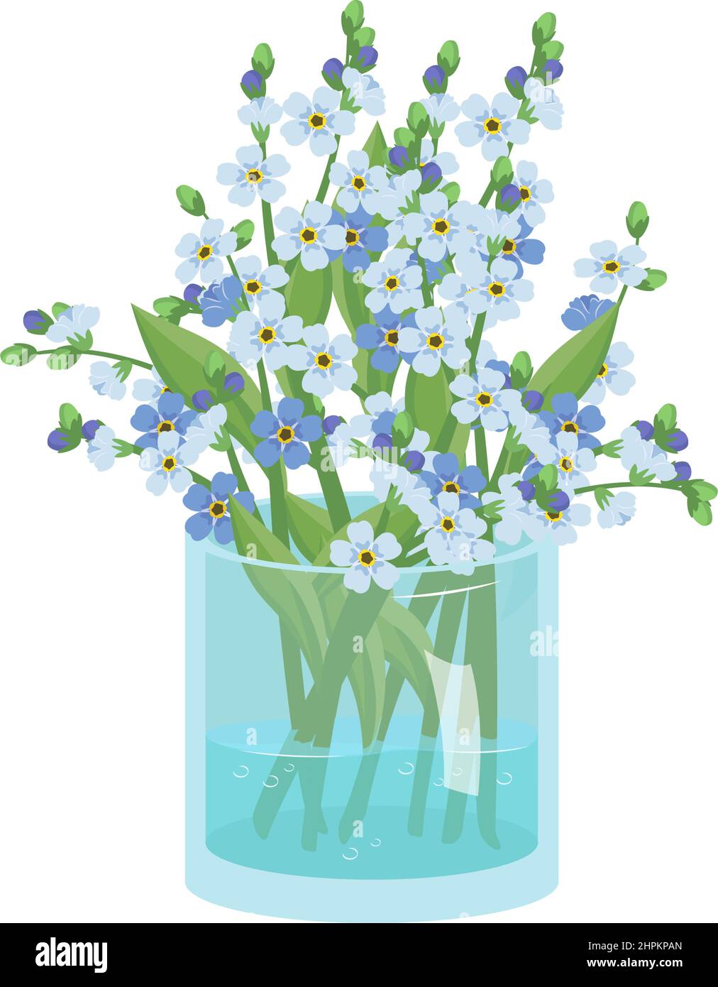 Blooming plant in interior Cut Out Stock Images & Pictures - Alamy