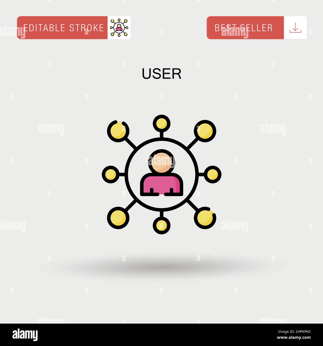 Simple avatar collection Stock Vector Images - Alamy