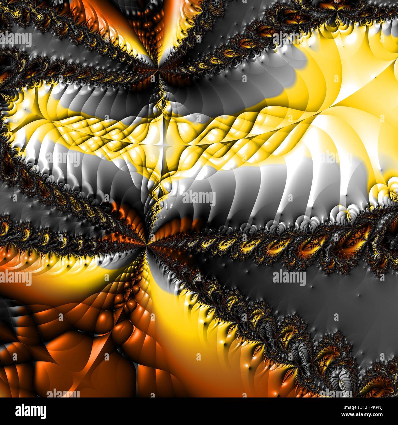 Abstract Computer generated Fractal design. A fractal is a never-ending ...