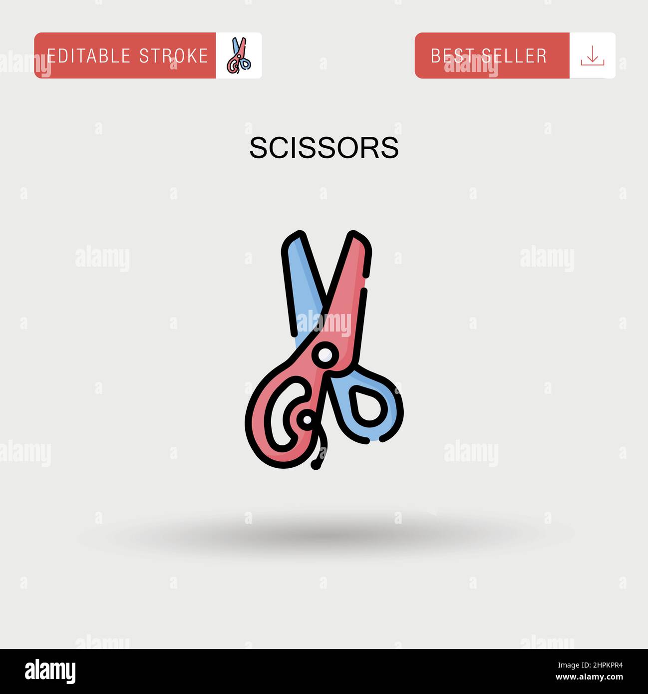 Scissors simple hi-res stock photography and images - Alamy