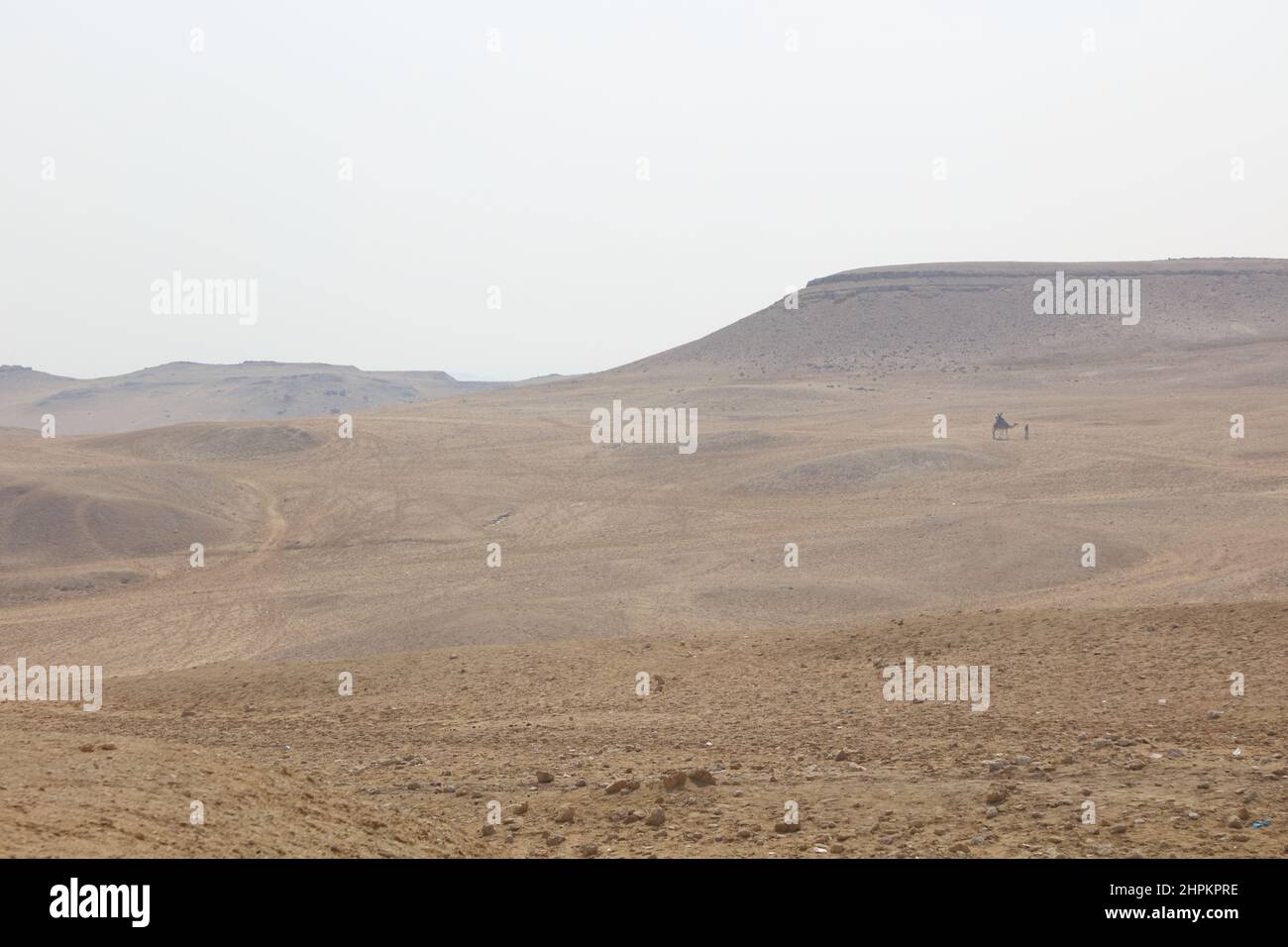 The overcasted desert Stock Photo - Alamy