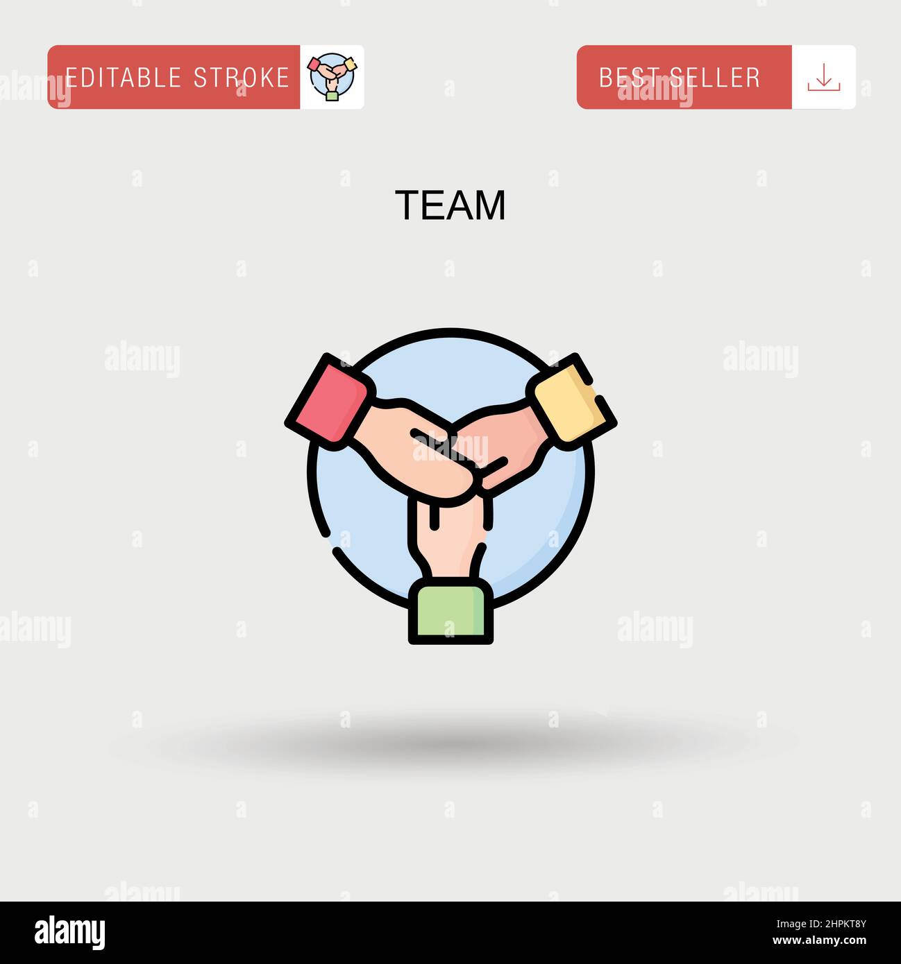 Team Simple vector icon Stock Vector Image & Art - Alamy