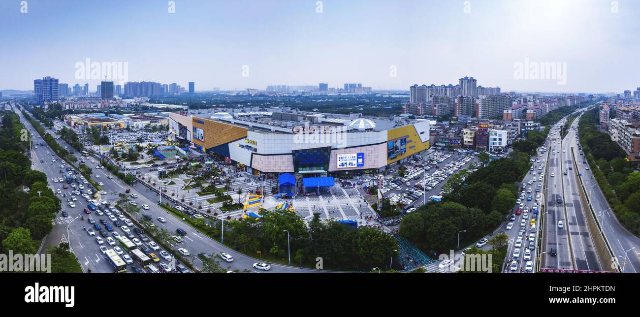 Jiangmen xinhui city skyline business circle new wanda plaza Stock ...