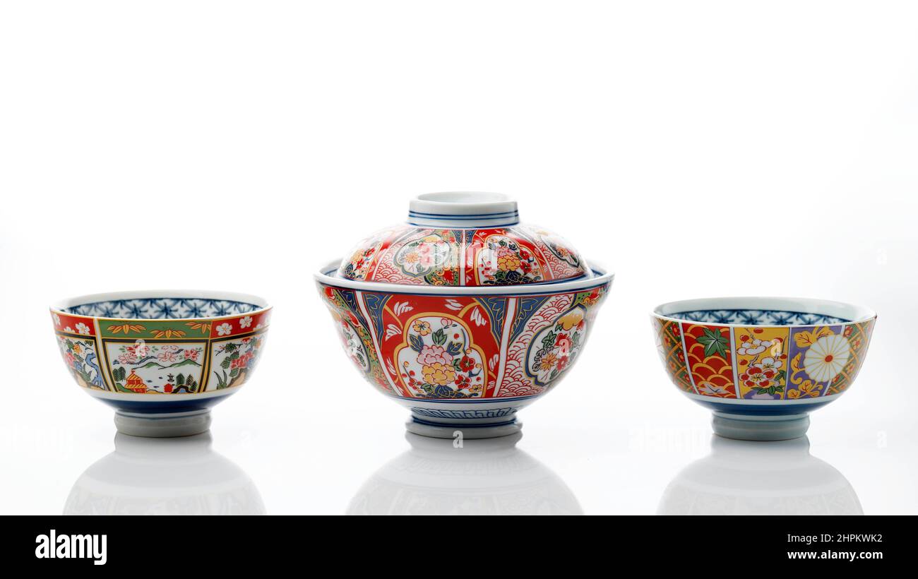 Chinese Ceramic Traditional Bowl for Rice or Soup, Isolated on White ...