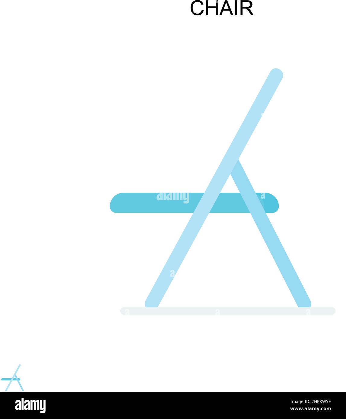 White wooden retro armchair Stock Vector Images - Alamy