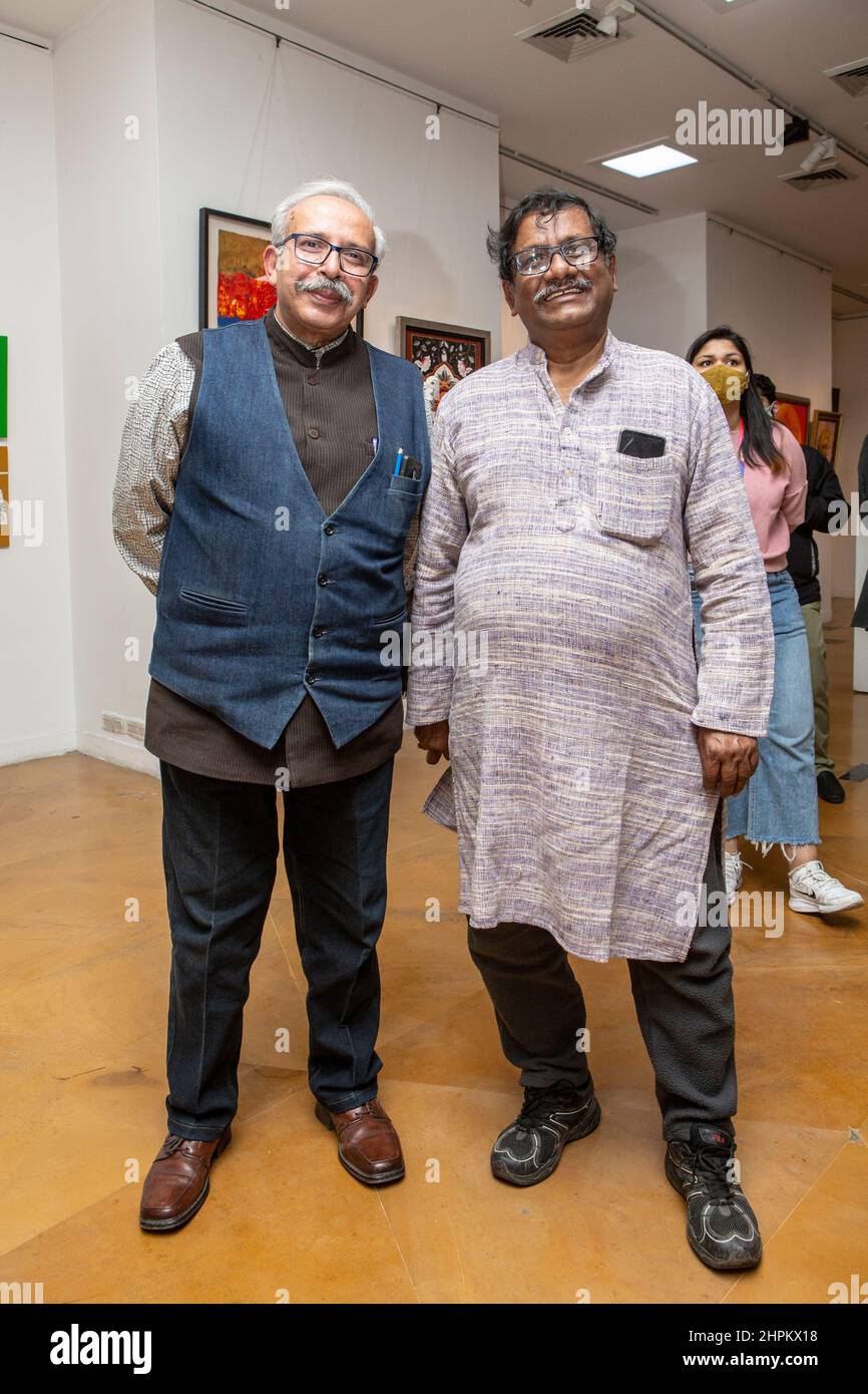 New Delhi, India, February 21st 2022: Ananda Moy Banerjee and ...