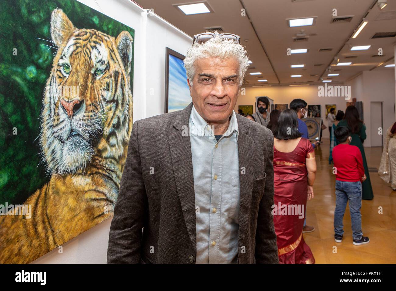 New Delhi, India, February 21st 2022: A famous Hindi movie actor Naseer ...