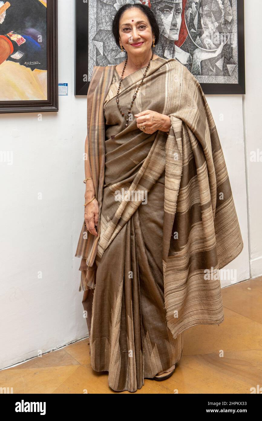 New Delhi, India, February 21st 2022: Internationaly famous an Odissi ...