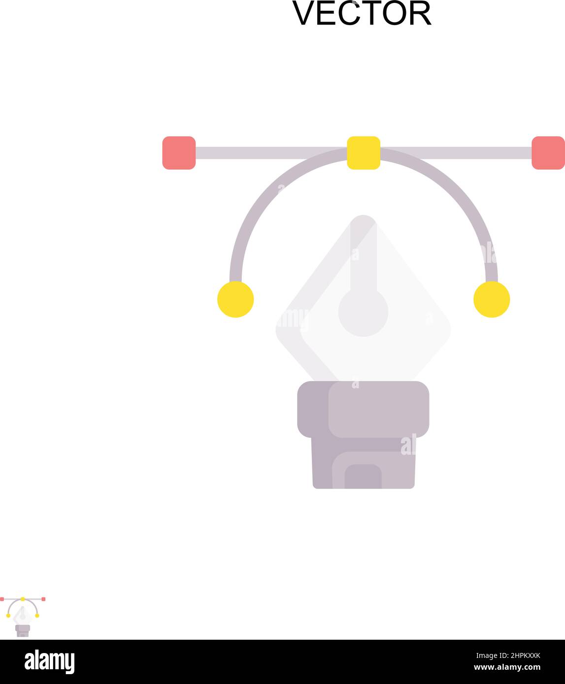 Vector Simple vector icon. Illustration symbol design template for web mobile UI element Stock ...