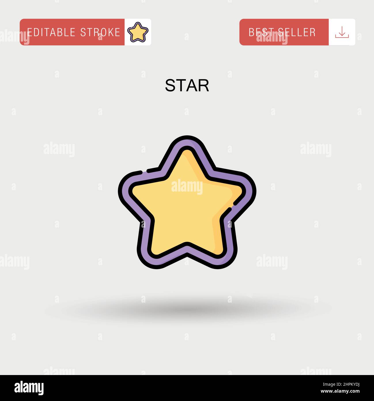 Star Simple vector icon Stock Vector Image & Art - Alamy