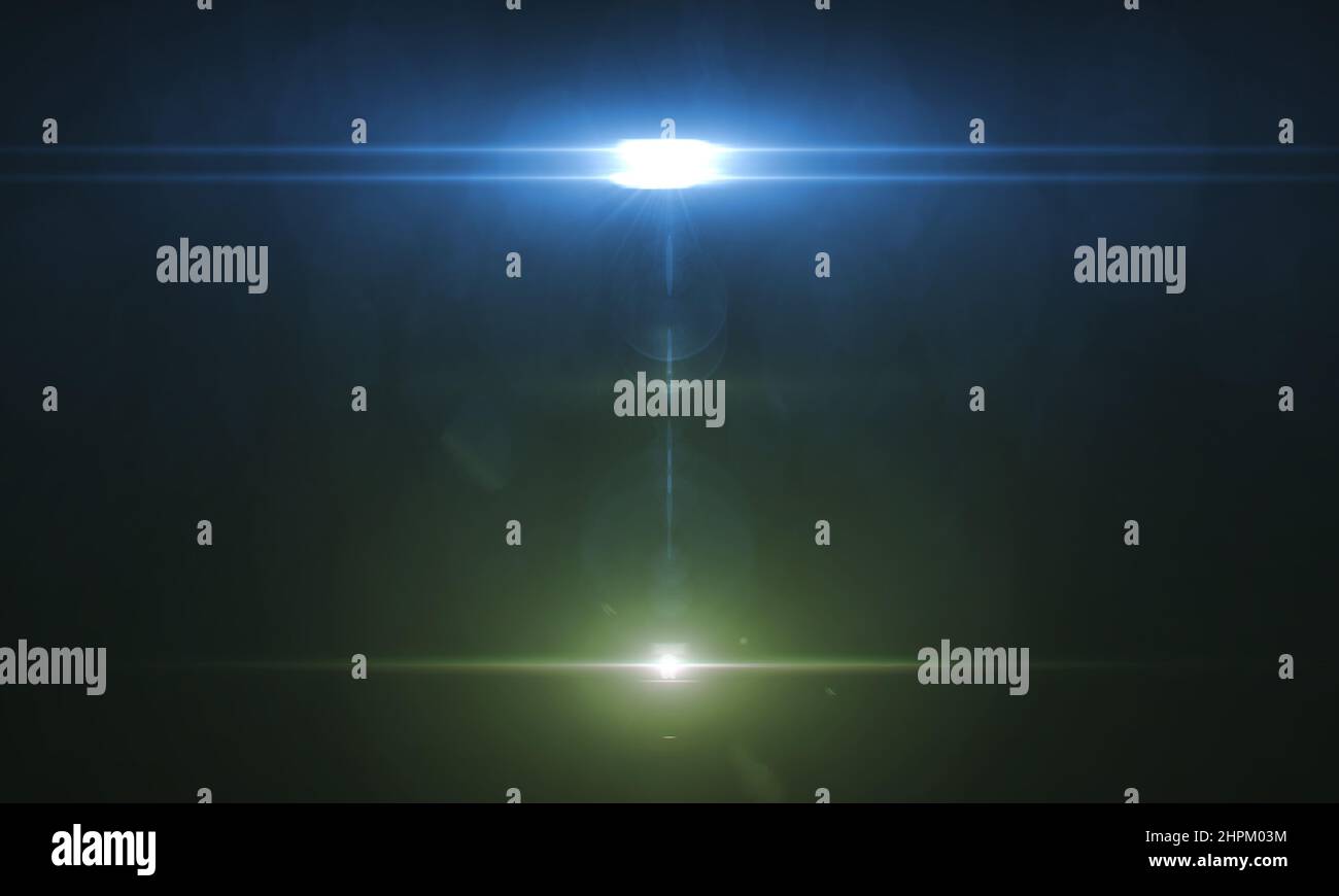 Lens Flare light over background. Easy to add overlay or screen filter ...