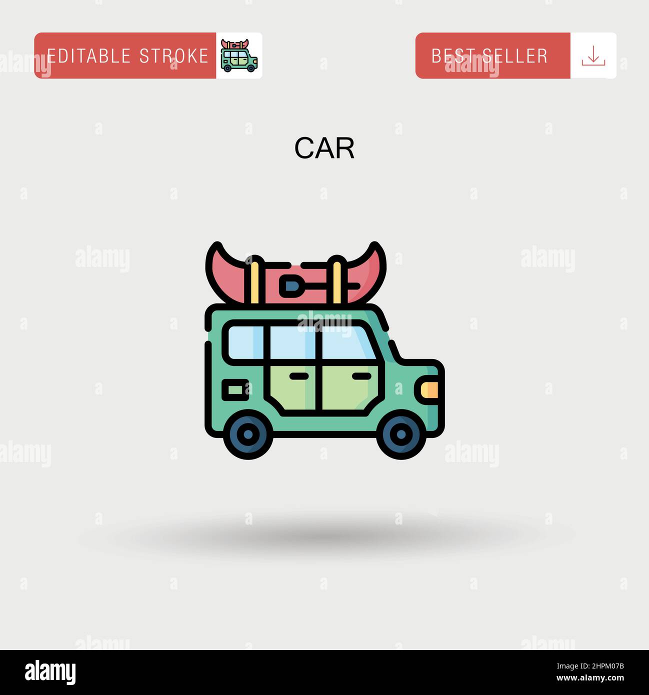 Chrome car detail Stock Vector Images - Alamy