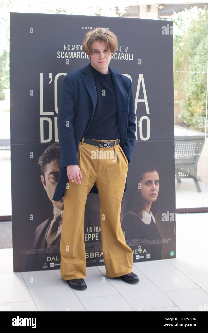 Costantino Seghi attends the photocall of the film "L'ombra del giorno ...