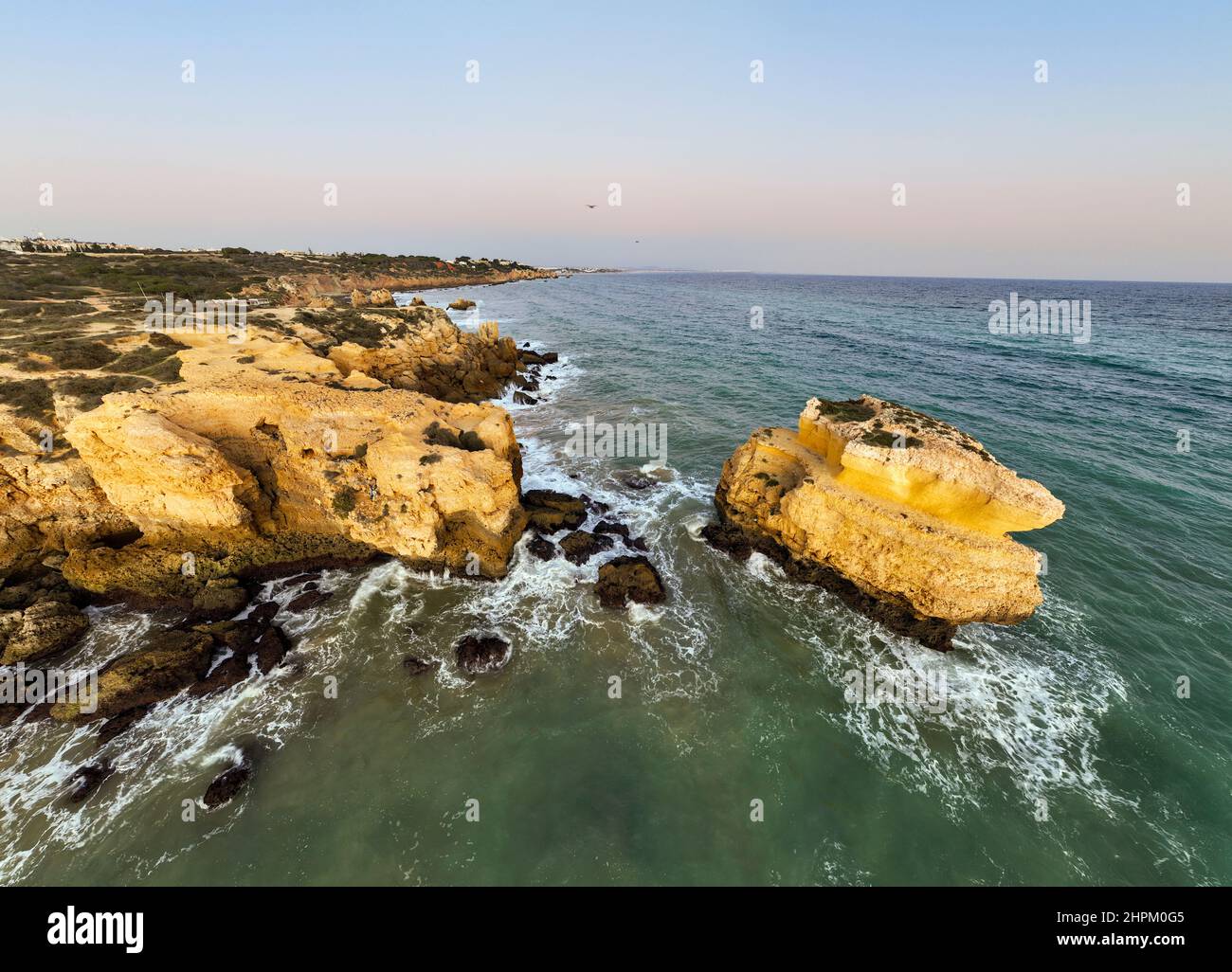 Portugal beach atlantic ocean sunset hi-res stock photography and ...