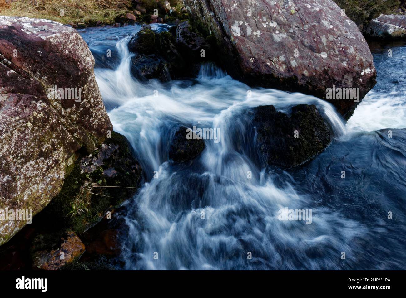 Long exposure picture of a river Stock Photo - Alamy