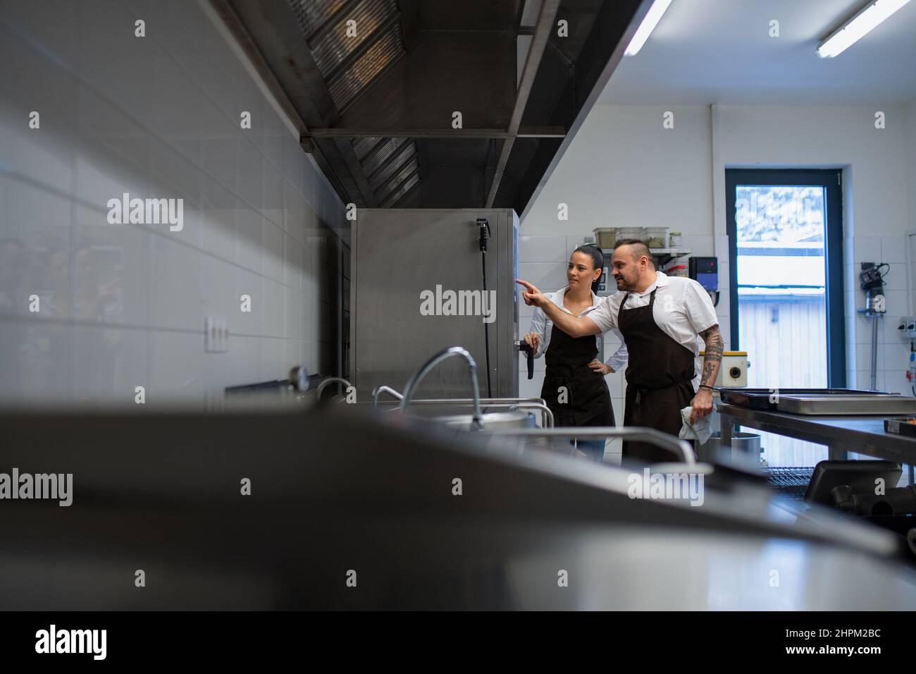 Chef combi oven hi-res stock photography and images - Alamy