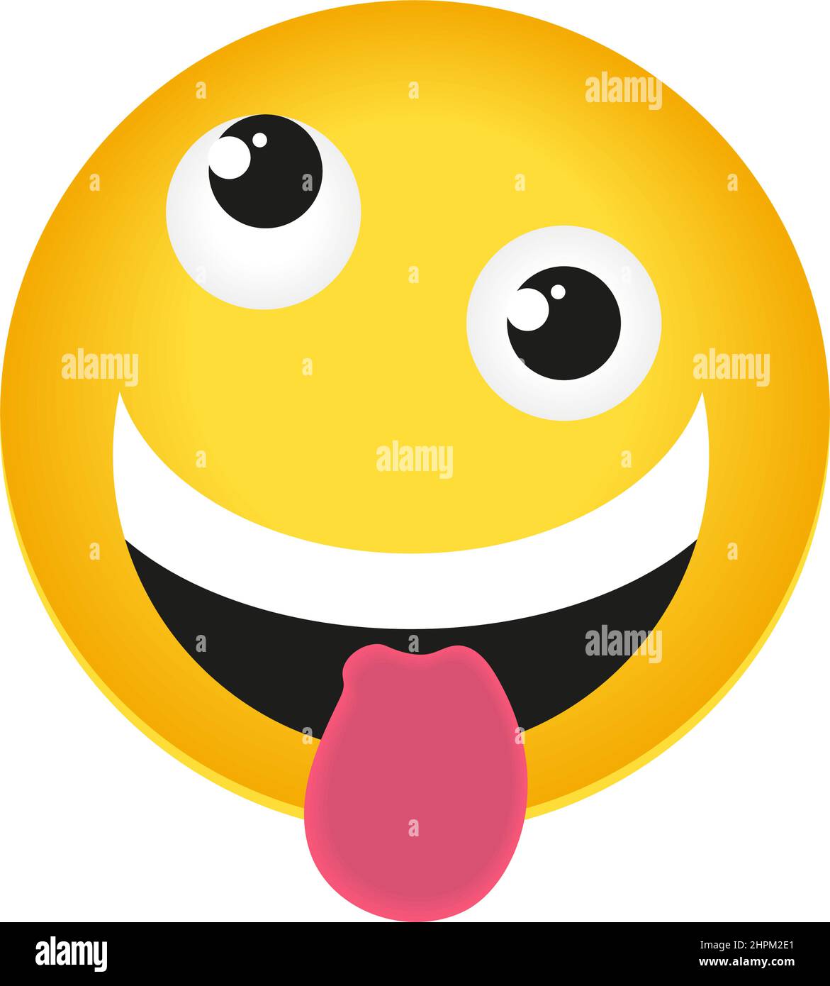 crazy emoji icon Stock Vector Image & Art - Alamy