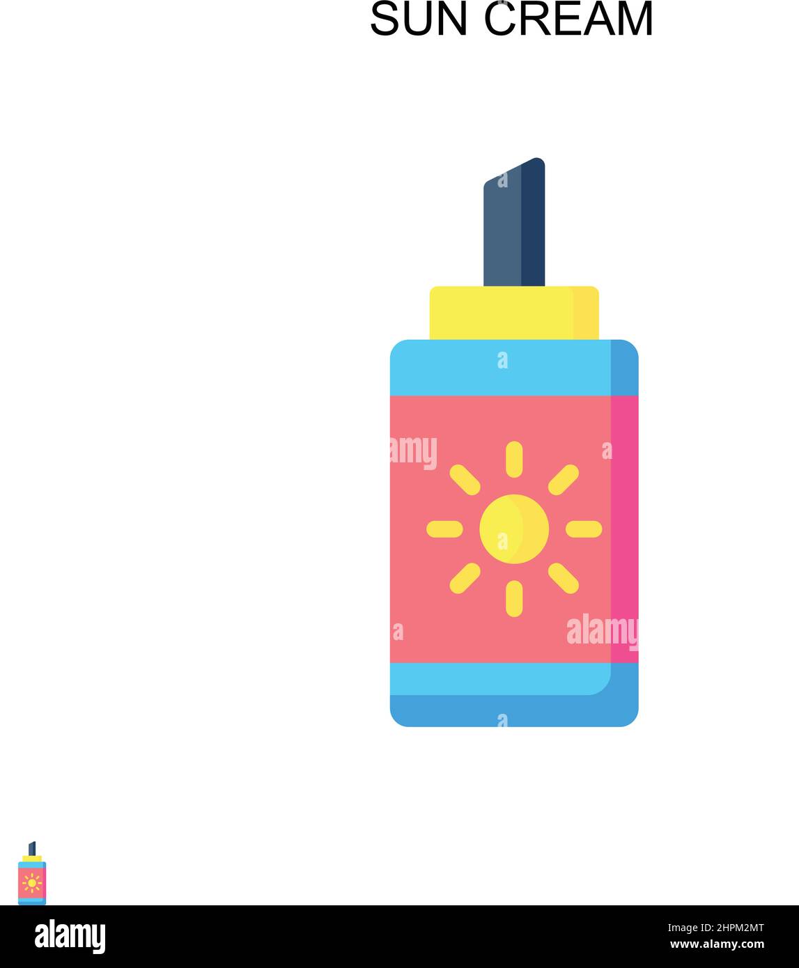 Sun cream Stock Vector Images - Alamy