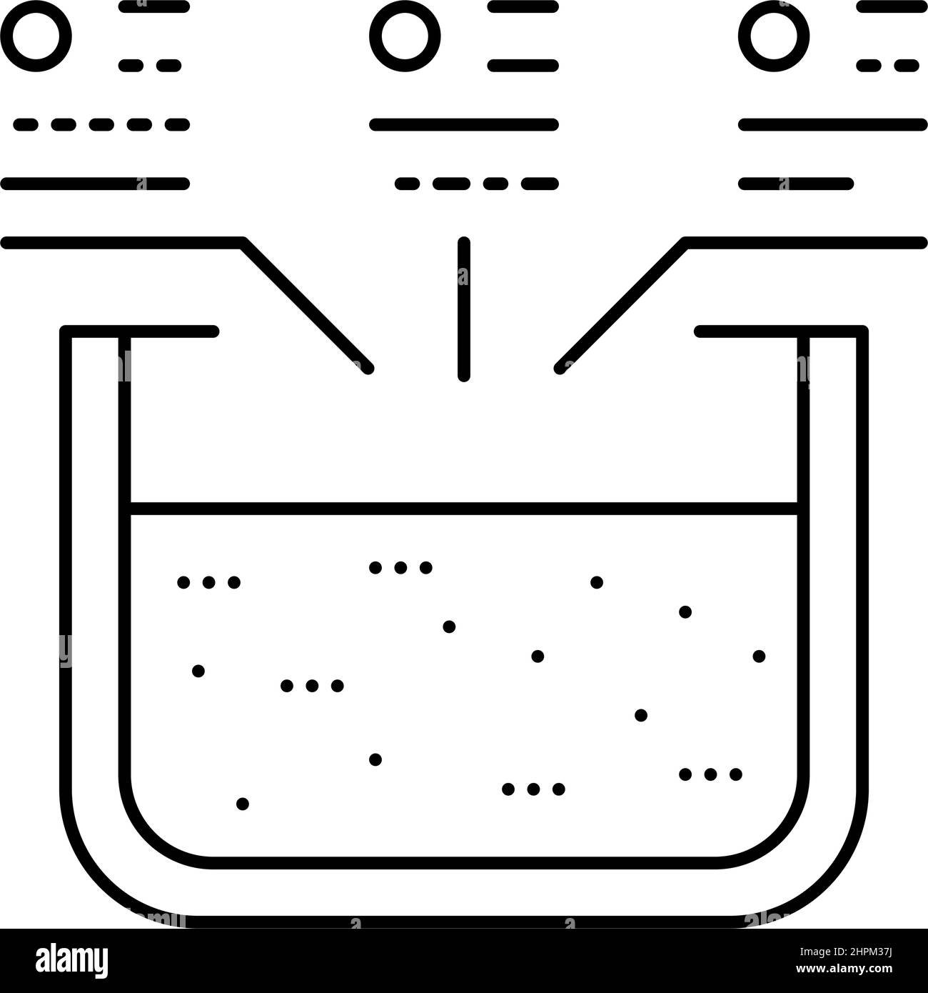 extrusion aluminium production line icon vector illustration Stock ...