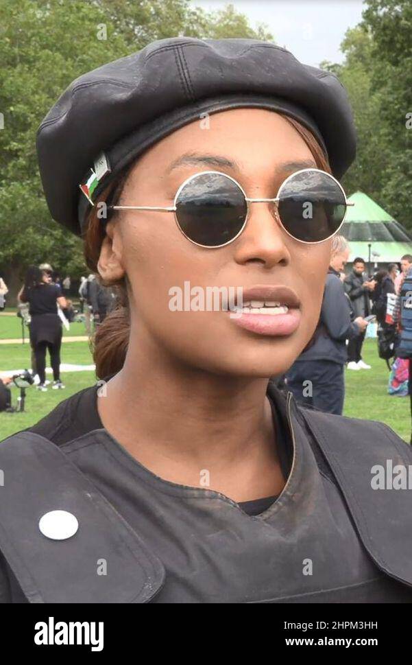 File video grab dated 30/08/2020 of activist Sasha Johnson. The Old ...