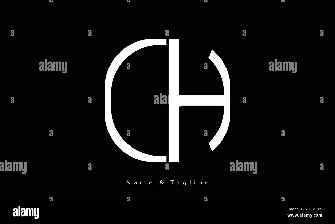 Alphabet letters Initials Monogram logo CH,HC Stock Vector Image & Art ...