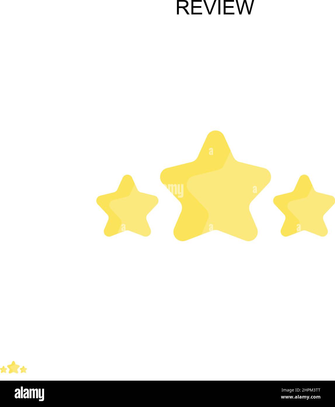 Review Simple vector icon. Illustration symbol design template for web ...