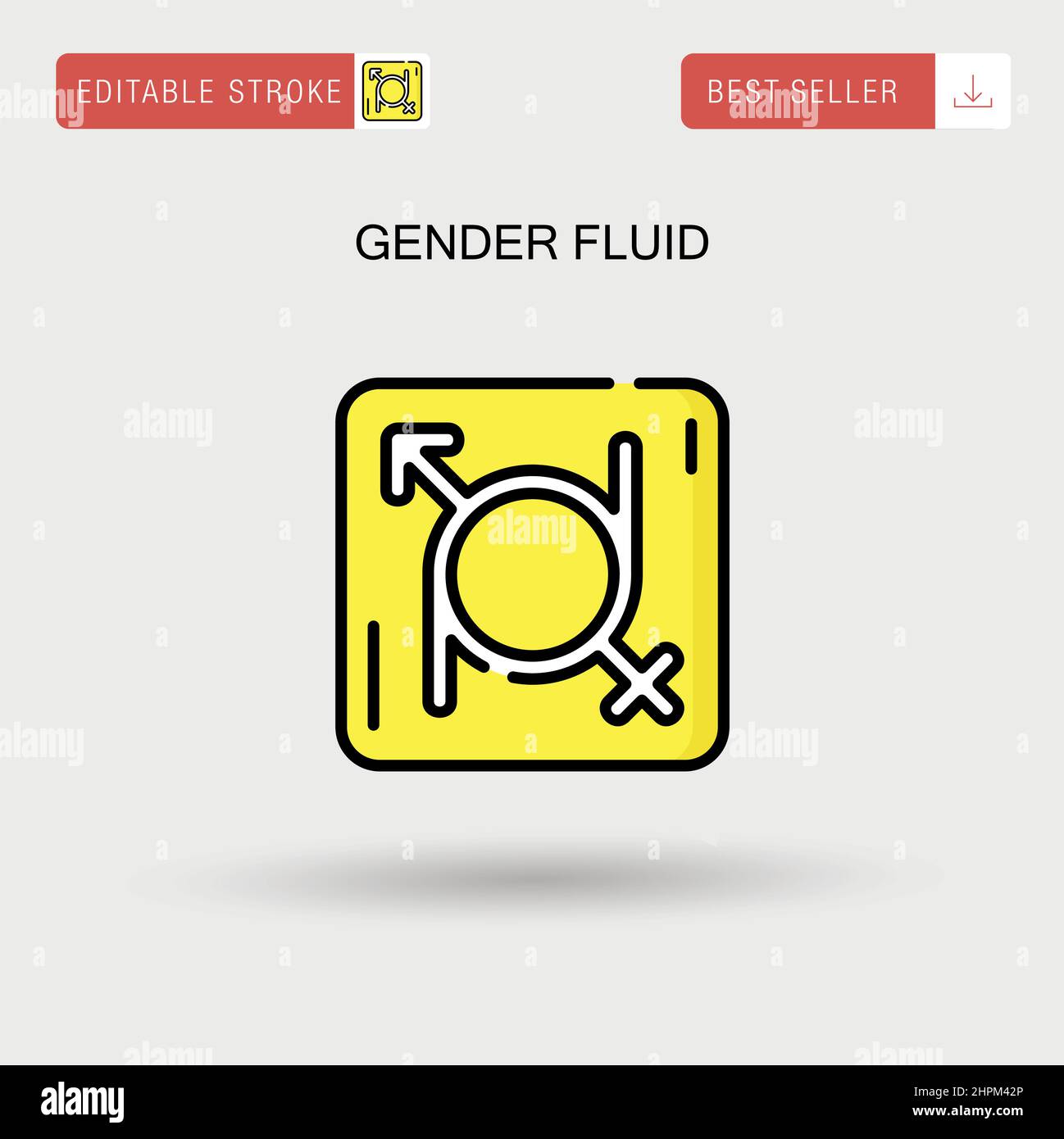 Female gender symbol happy Stock Vector Images - Alamy