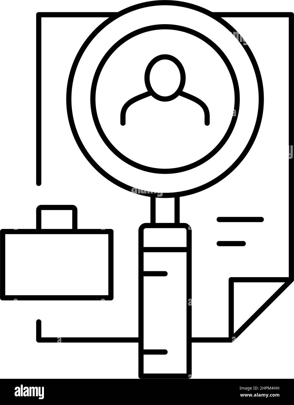 cv confirmation line icon vector illustration Stock Vector Image & Art ...