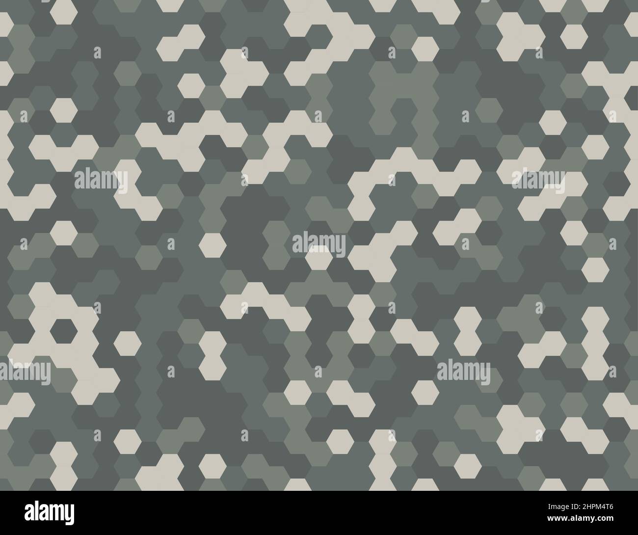 Seamless modern army camouflage hexagon gray pixel texture. Abstract ... Seamless modern army camouflage hexagon gray pixel texture. Abstract ...