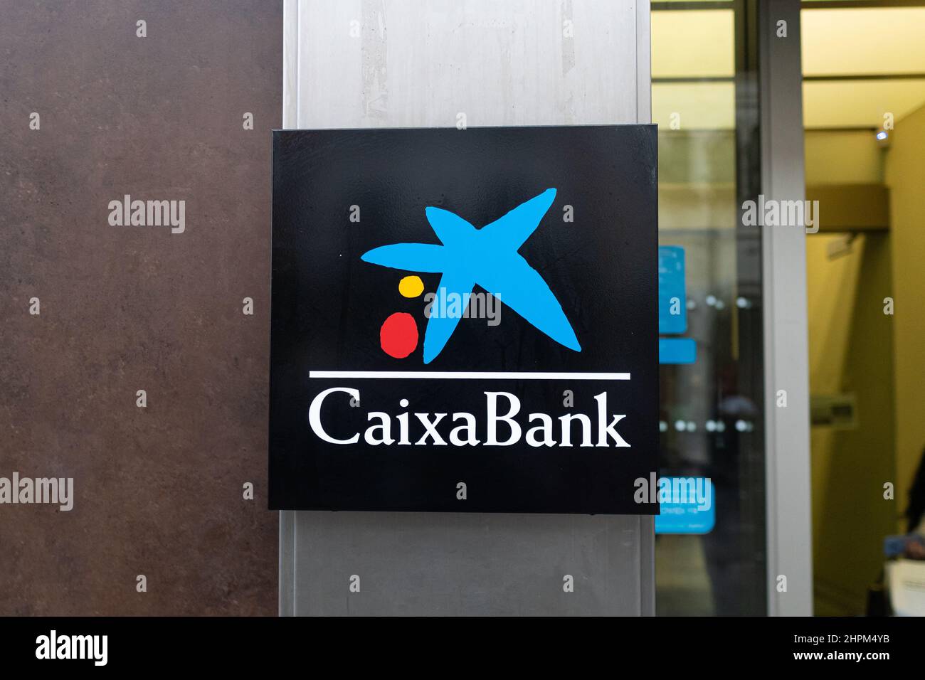 CaixaBank Logo On A Sign Stock Photo - Alamy