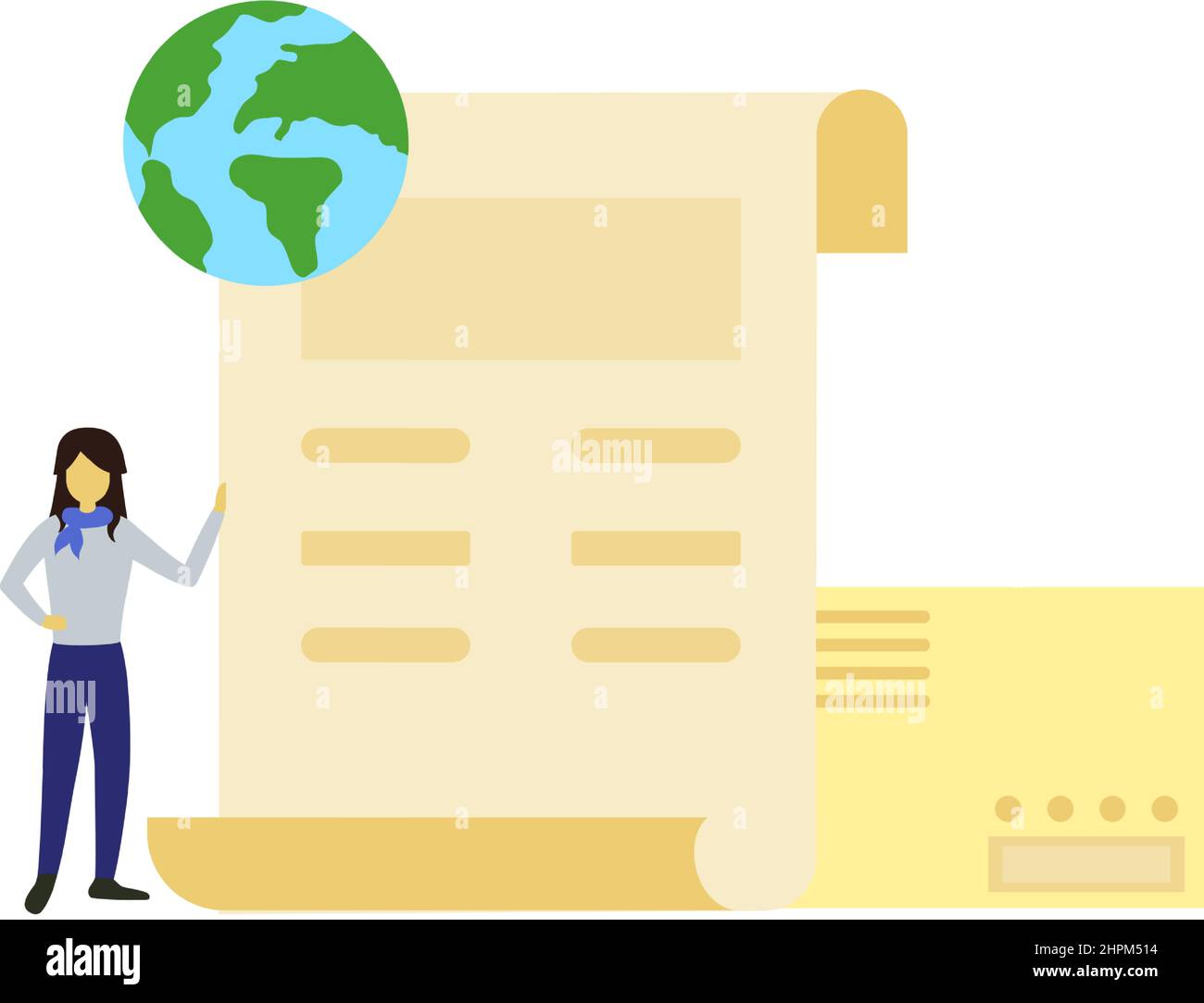 Citizenship Icon Foreign Passport Vector Flat Logo Stock Vector Image
