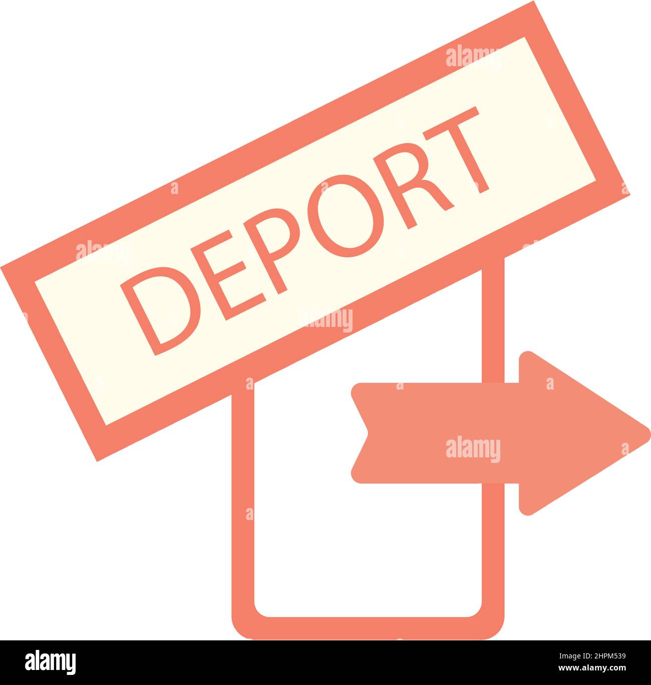 Deport sign Stock Vector Images - Alamy Deport sign Stock Vector Images - Alamy