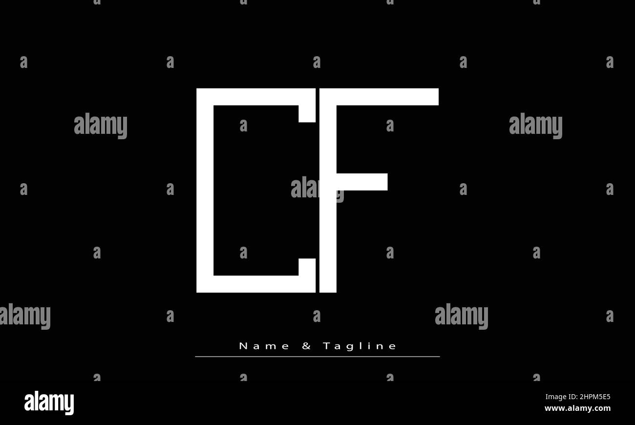Alphabet letters Initials Monogram logo CF, FC Stock Vector Image & Art ...