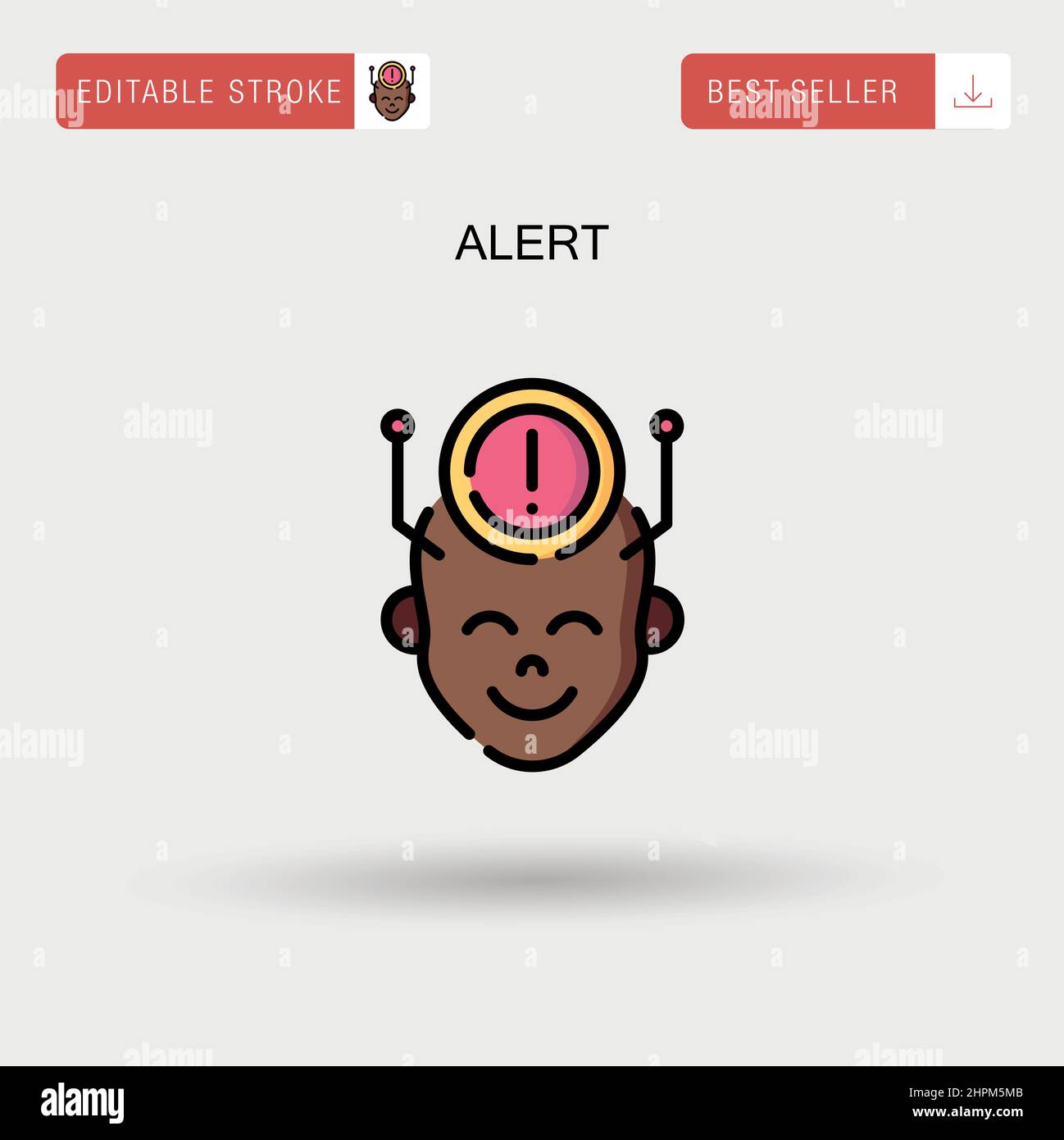Alert notification exclamation point graphic hi-res stock photography ...