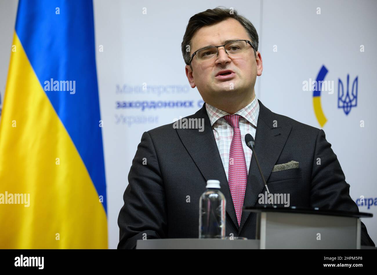 Kiew, Ukraine. 07th Feb, 2022. Dmytro Kuleba, Minister of Foreign ...