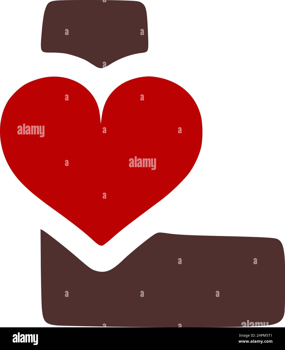 Letter l with heart symbol doodle icon Stock Vector Image & Art - Alamy
