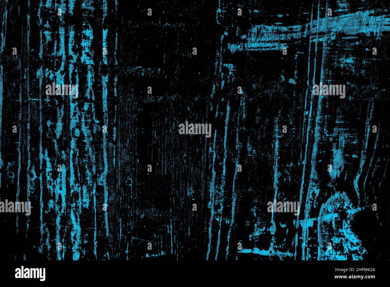 Abstract scratched dark blue color old metal sheet for texture ...