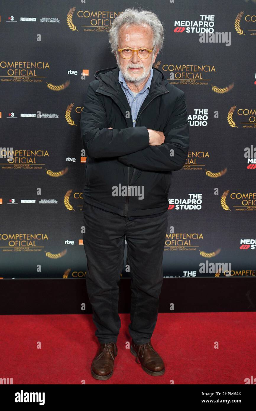 Fernando Colomo attends the 'Competencia oficial' (Official Competition ...