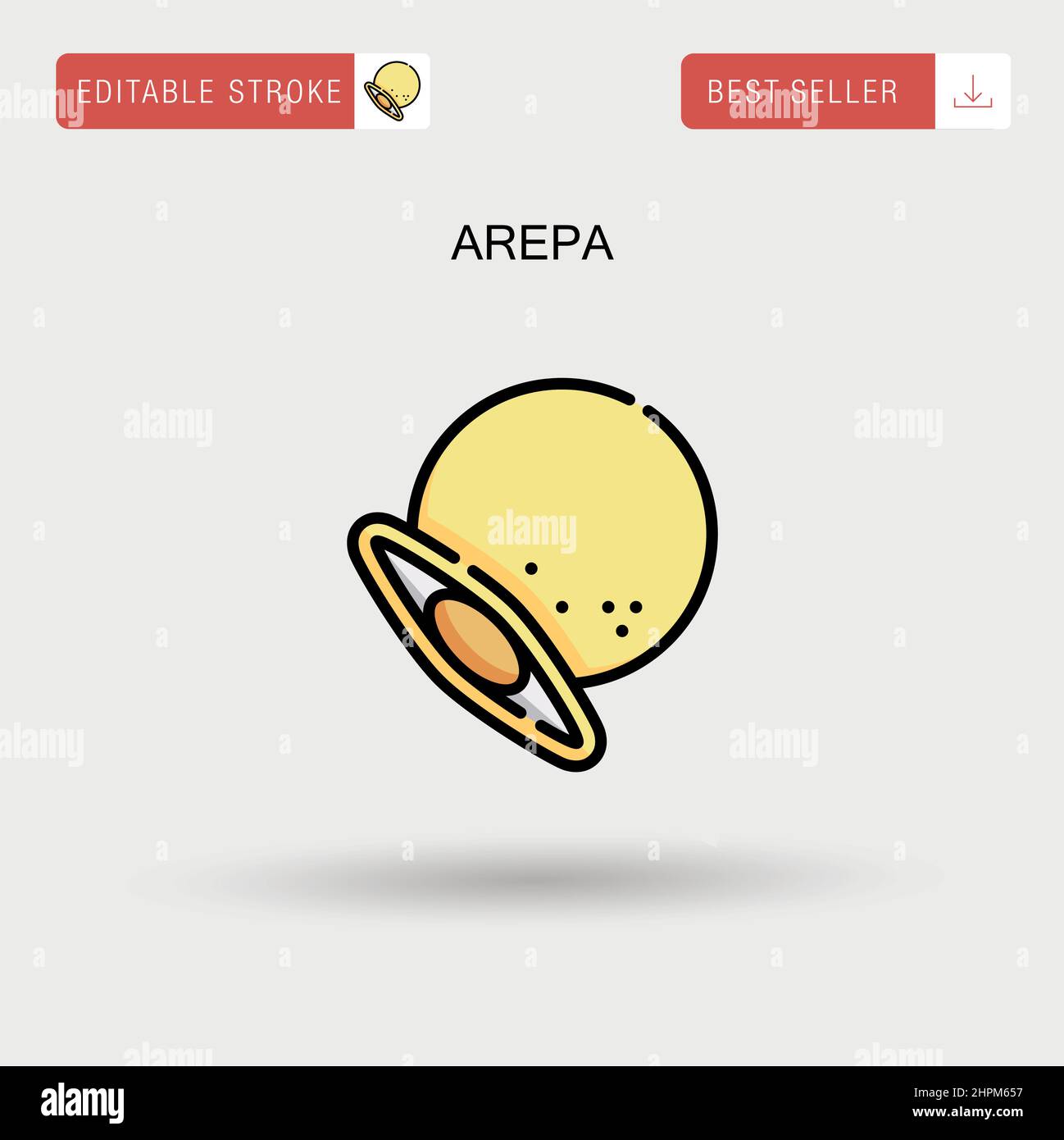 Colombian arepa Stock Vector Images - Alamy