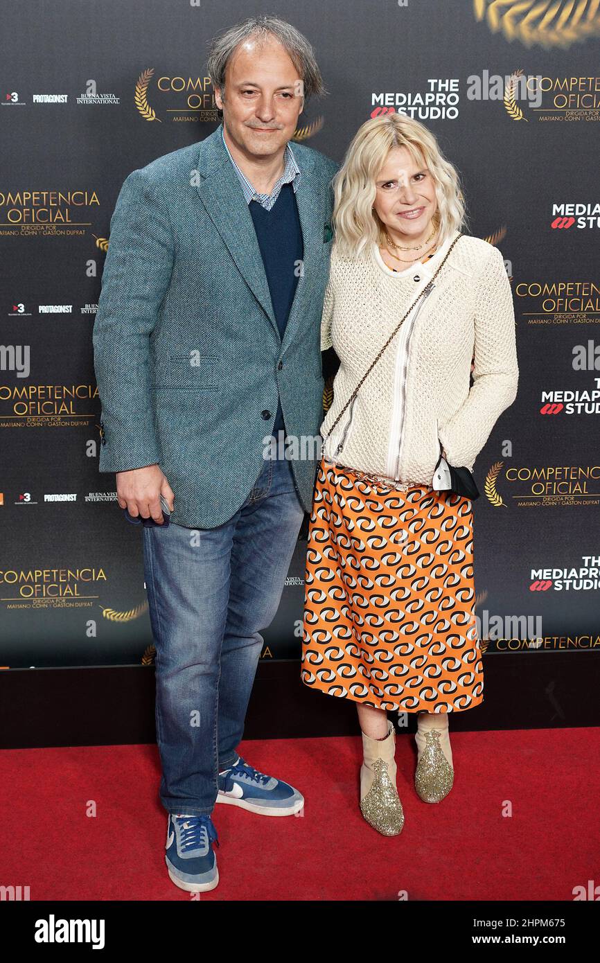 Narcis Rebollo and Eugenia Martínez de Irujo attend the 'Competencia ...